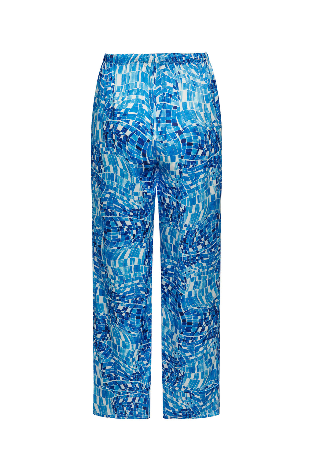 Parisa Silk Pant - Pool Mosaic